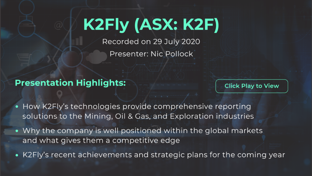 K2Fly Investor Briefing - 29 July - Webcast